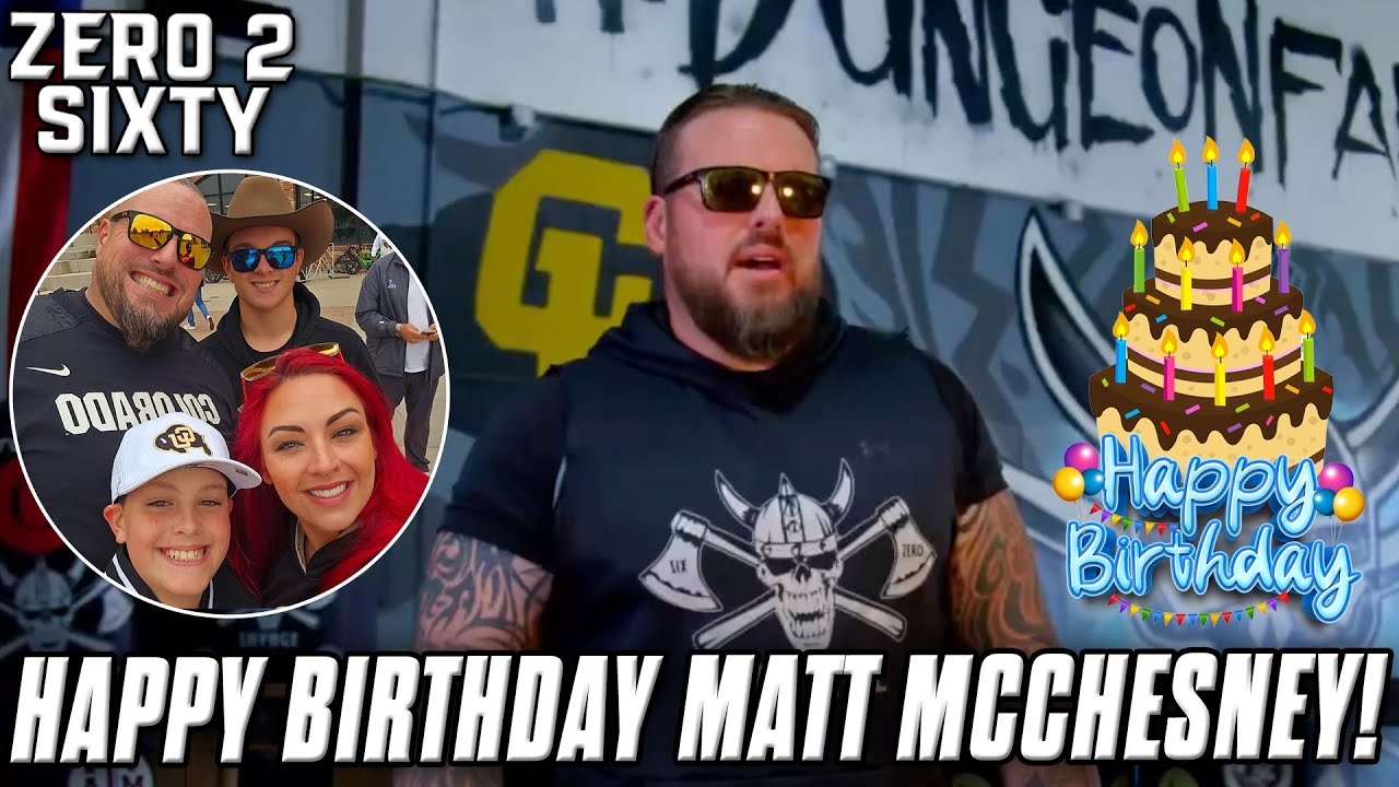 Happy Birthday Matt McChesney!! | Zero 2 Sixty BUFFS - YouTube
