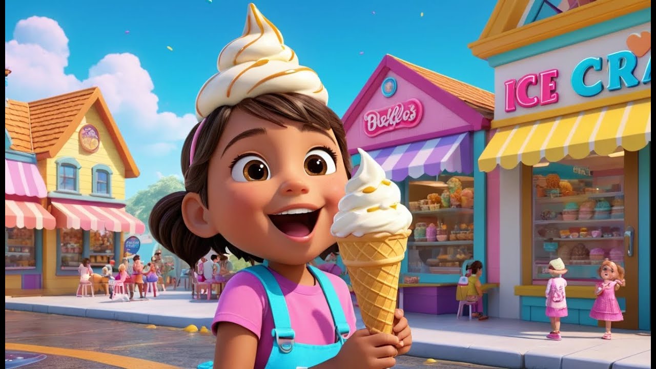 The Ice Cream Bridge Melts Away Rhyme Song | Popular Nursery Rhyme ...