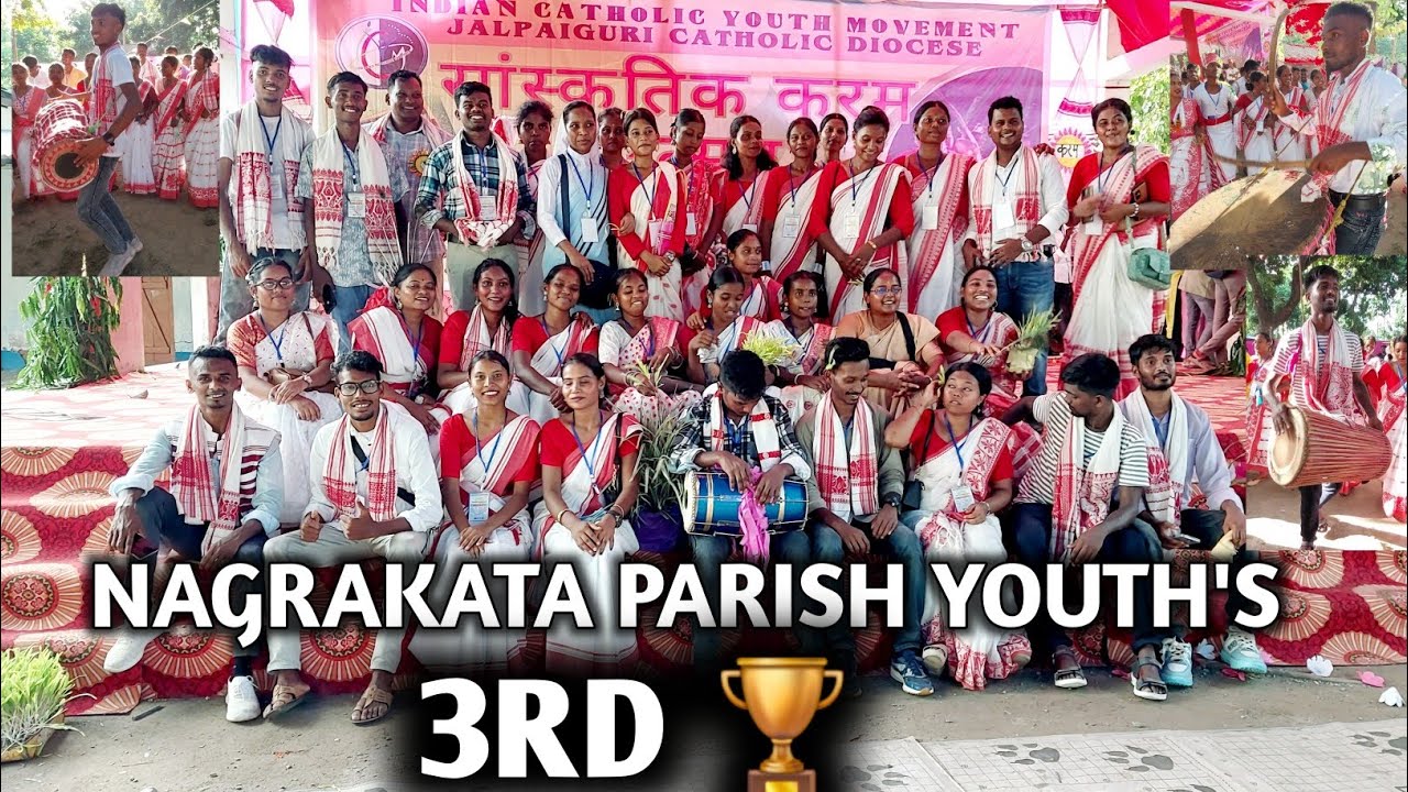 Nagrakata parish youths dance | sankritik karam Utsav | st.Ambrose ...