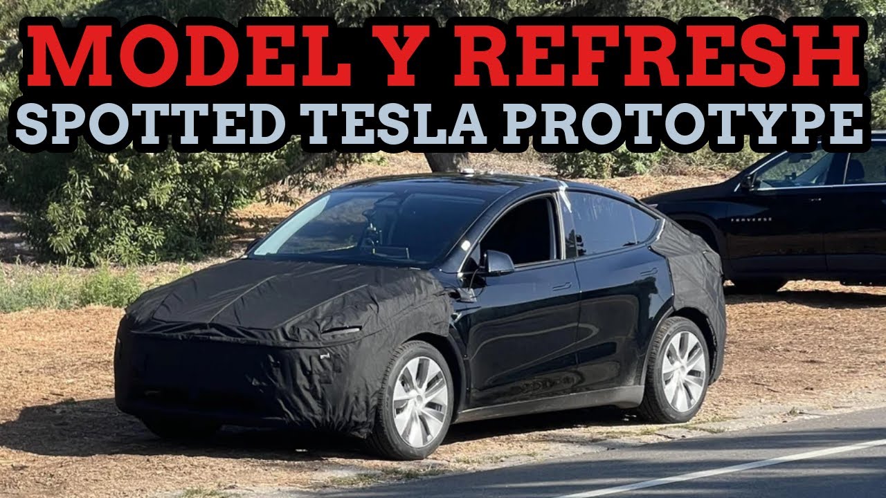 Tesla Model Y Refresh Spotted! - YouTube