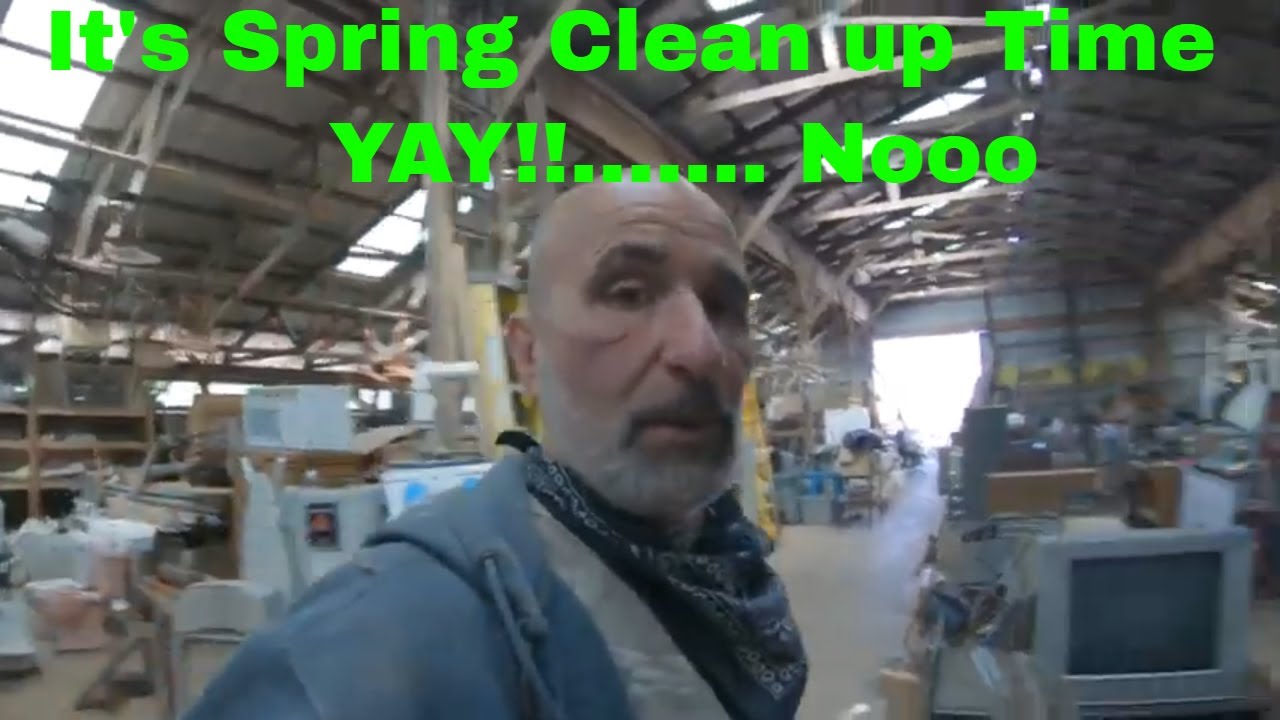 Barn clean up and organizing - YouTube