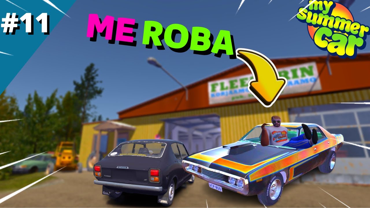 FLEETARI me ROBA y SE QUEDA TODO MI DINERO | MY SUMMER CAR SERIE en ...