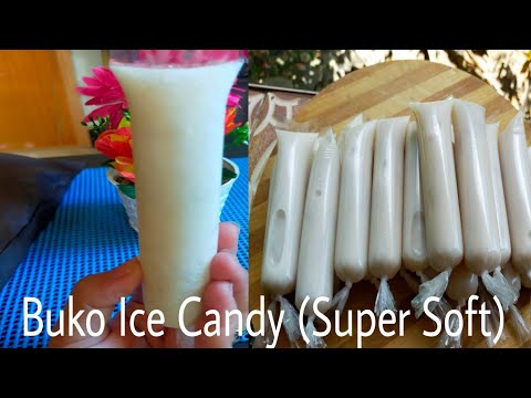 Buko Ice Candy/ How to make super soft Buko Ice candy simple recipe ...