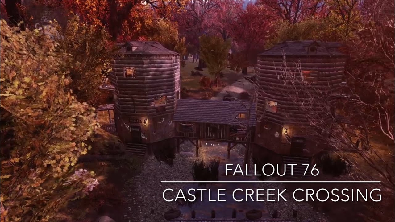 Fallout 76 Camp Build: Castle Creek Crossing (Creative Bridge Design ...