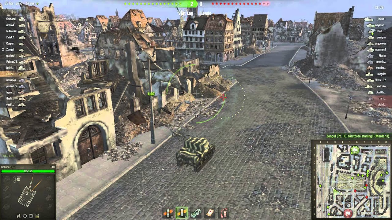 World of tanks (T18) - YouTube