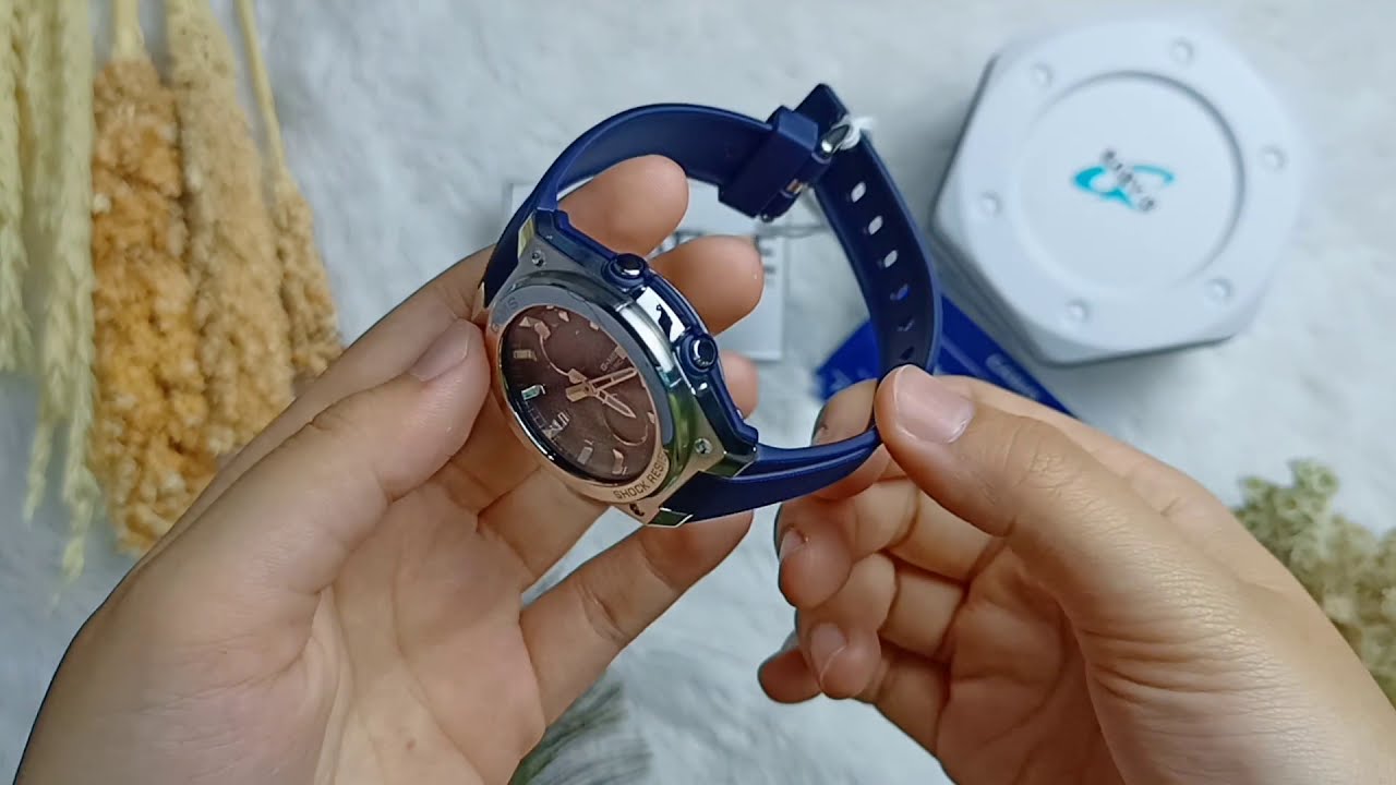 Casio Baby-G G-MS Dial Blue Blue Resin - YouTube