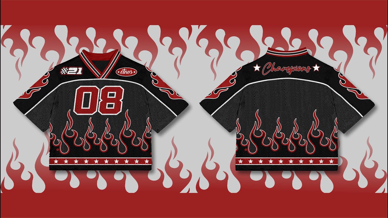 How To Design Boxy Jerseys (CorelDRAW) - YouTube