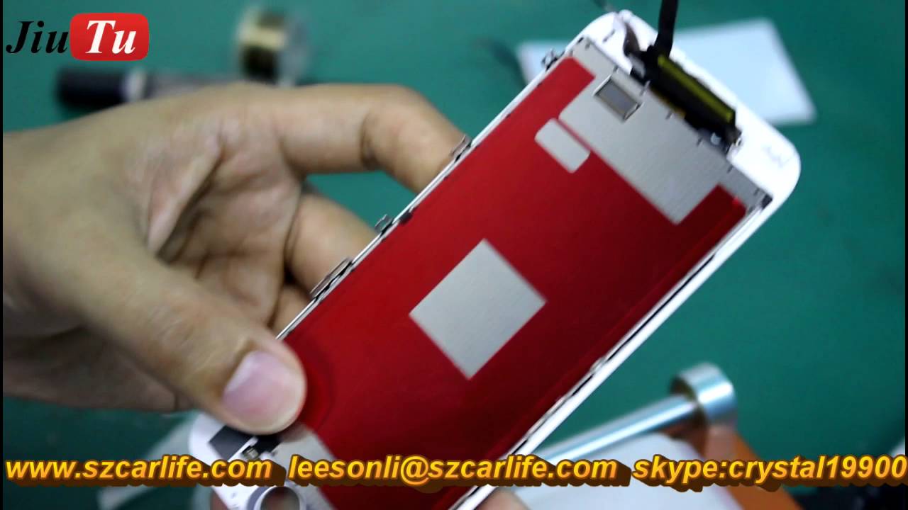 Replace Cracked iPhone 6s Backlight by Jiutu Phone Repair Machine ...