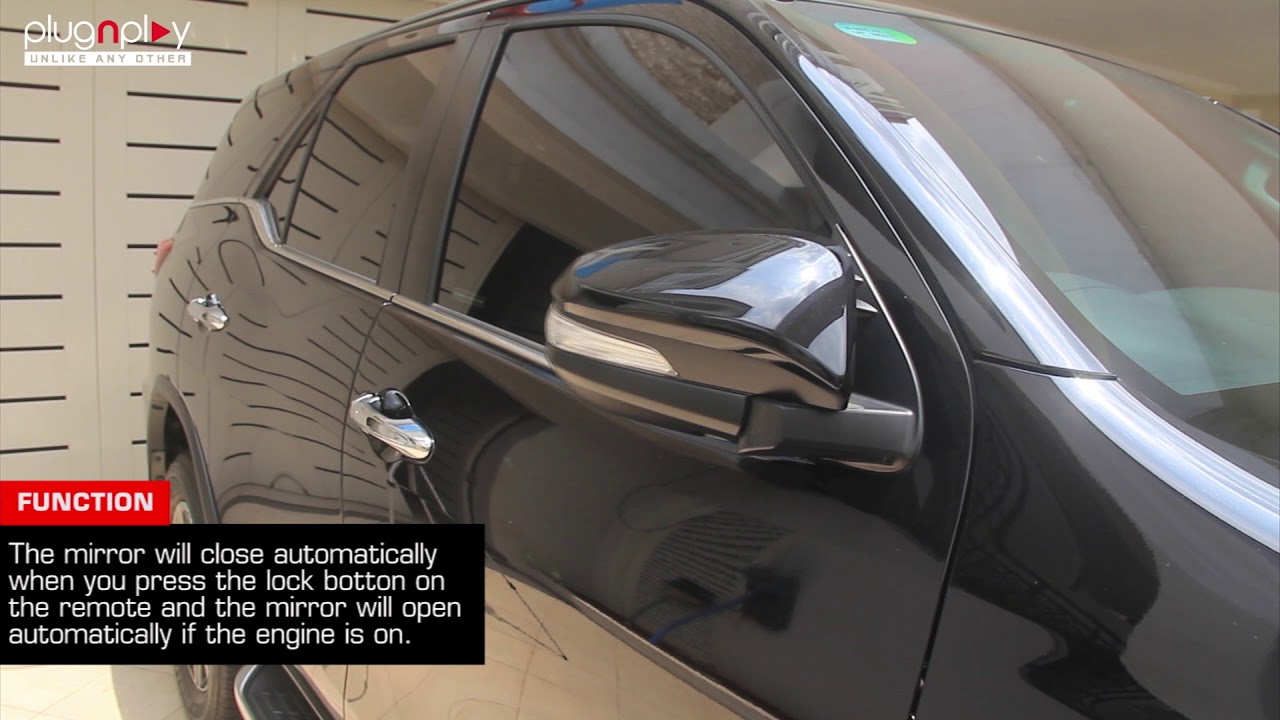 Modul Lipat Spion For Toyota Fortuner - YouTube