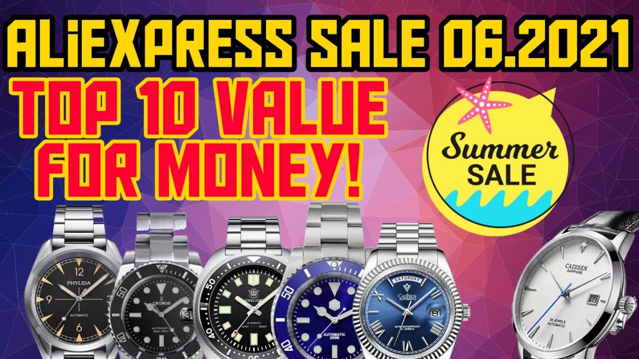 ⭐AliExpress Summer Sale⭐ 10 best VALUE for money watches! Recommended ...