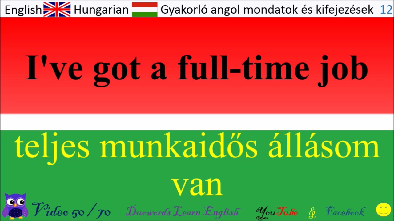 50 Több mint 2000 gyakorló angol mondat és kifejezés angol mondat ...