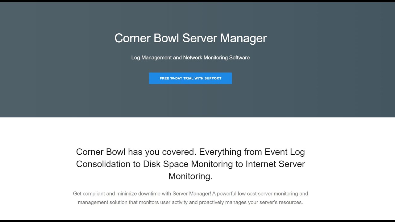 Introduction to Corner Bowl Server Manager - YouTube