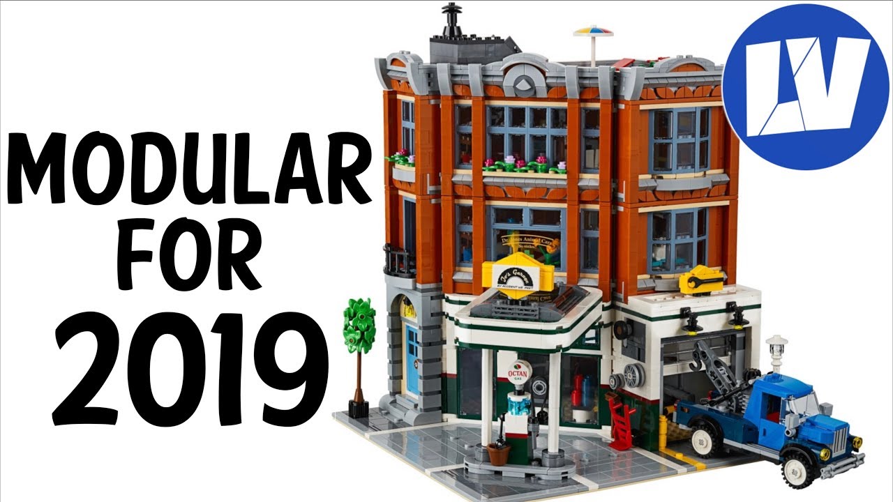 The NEXT LEGO Modular Set For 2019 - LEGO Creator Corner Garage! - YouTube
