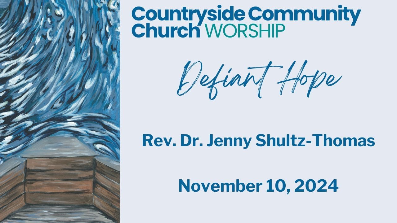 Rev. Dr. Jennifer Shultz-Thomas - Defiant Hope - YouTube