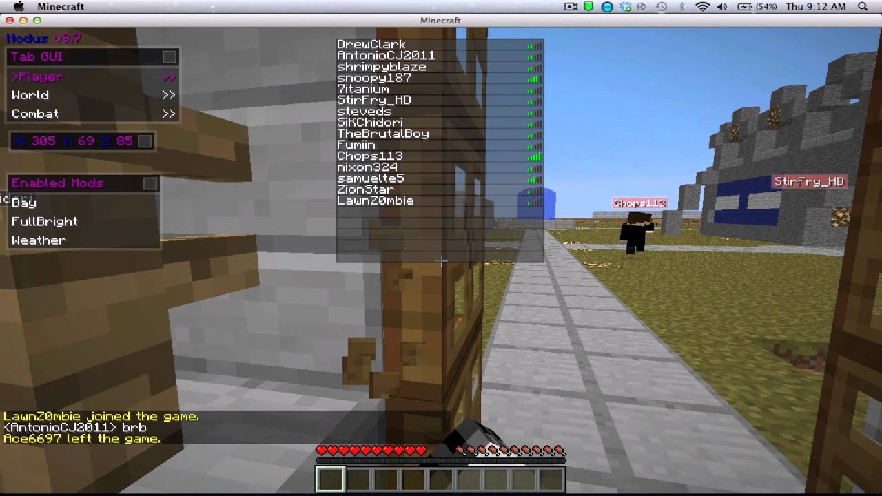 Minecraft 1.3 Griefing Plus Crash Exploit - YouTube