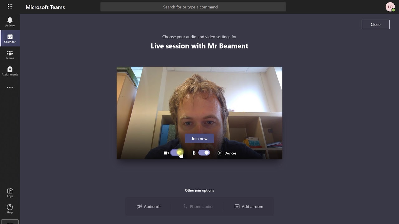 How to join a live Teams session - YouTube