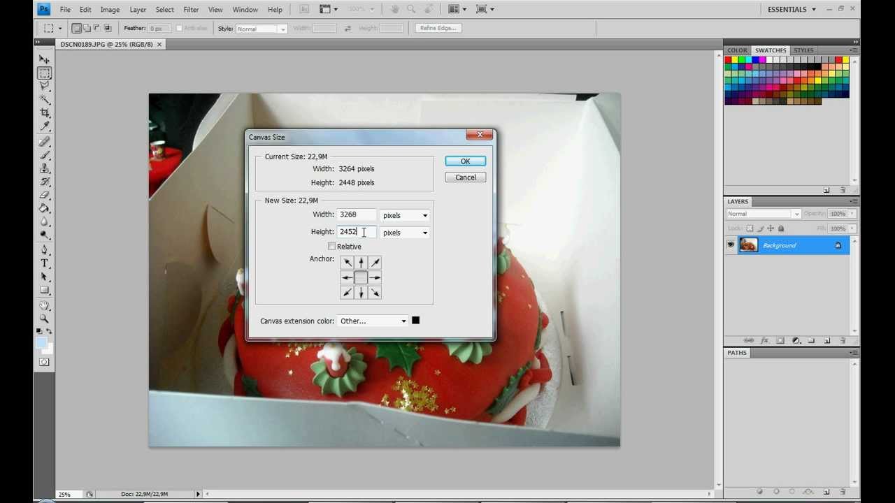 Een border of rand om je foto of afbeelding maken in Photoshop - YouTube