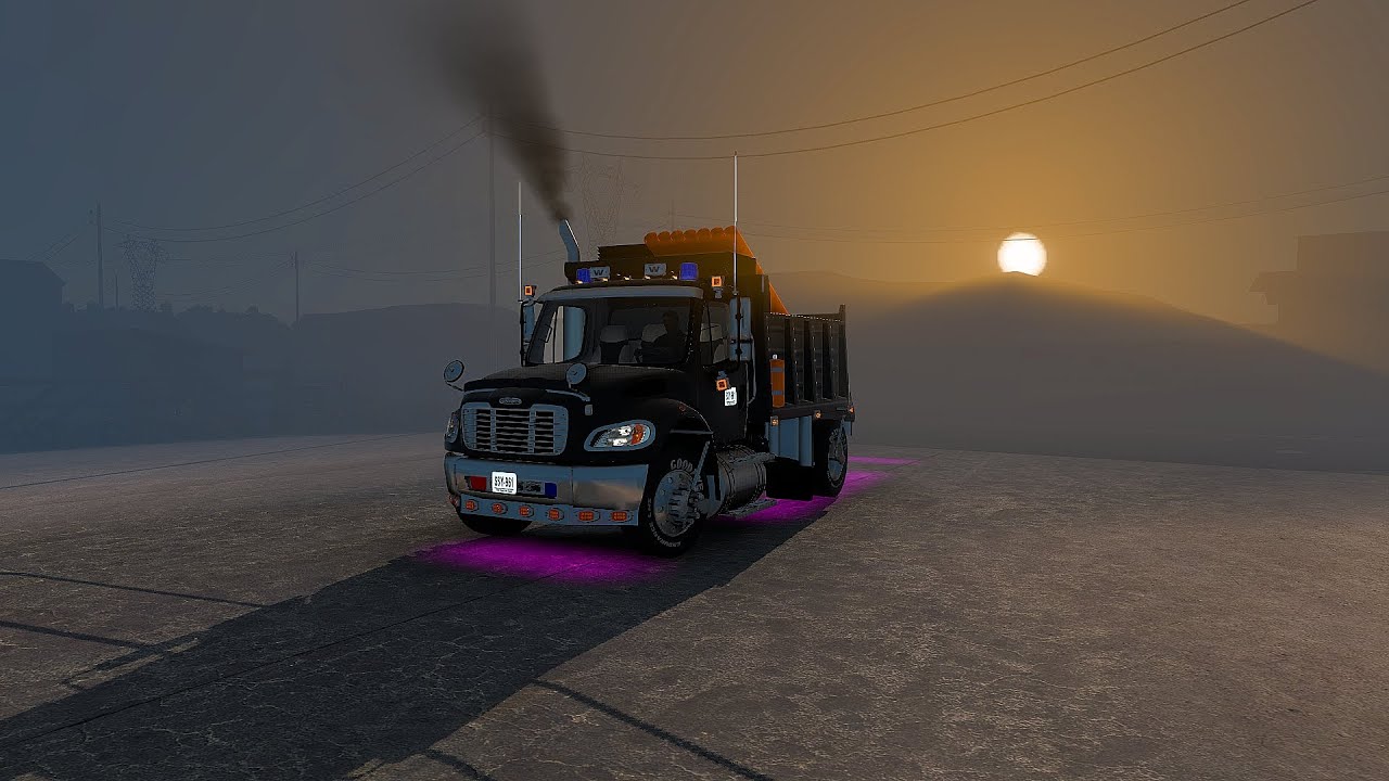 Transportando 87 Toneladas de Materiales En La Freightliner m2 Colombia ...