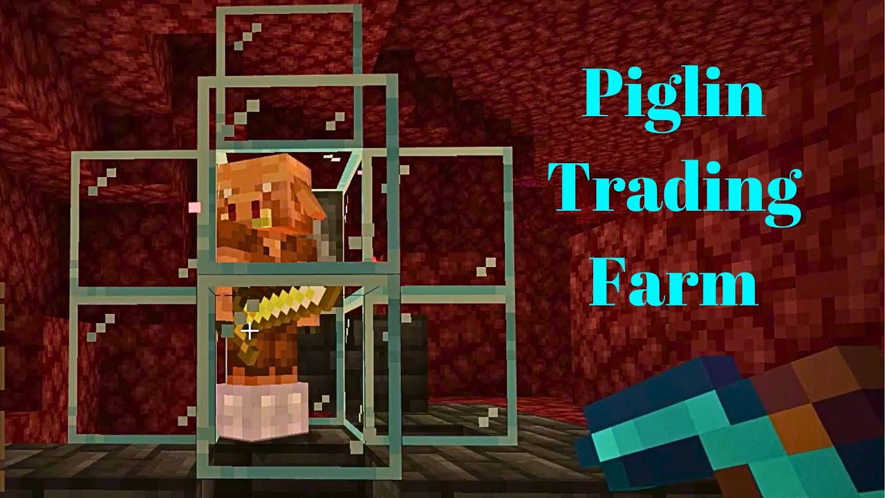 Piglin Trading Farm - Murphy's Minecraft Adventures - YouTube