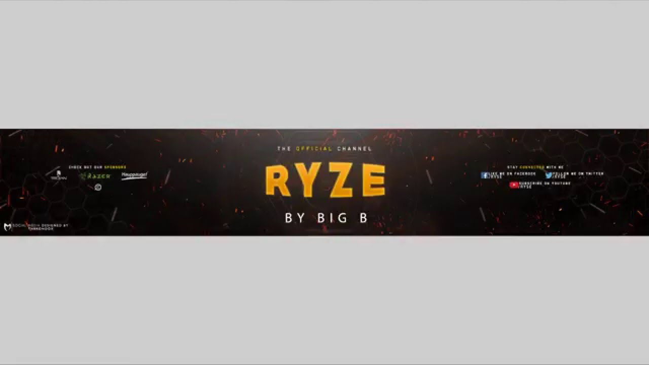 Bannière and logo for Ryze - YouTube