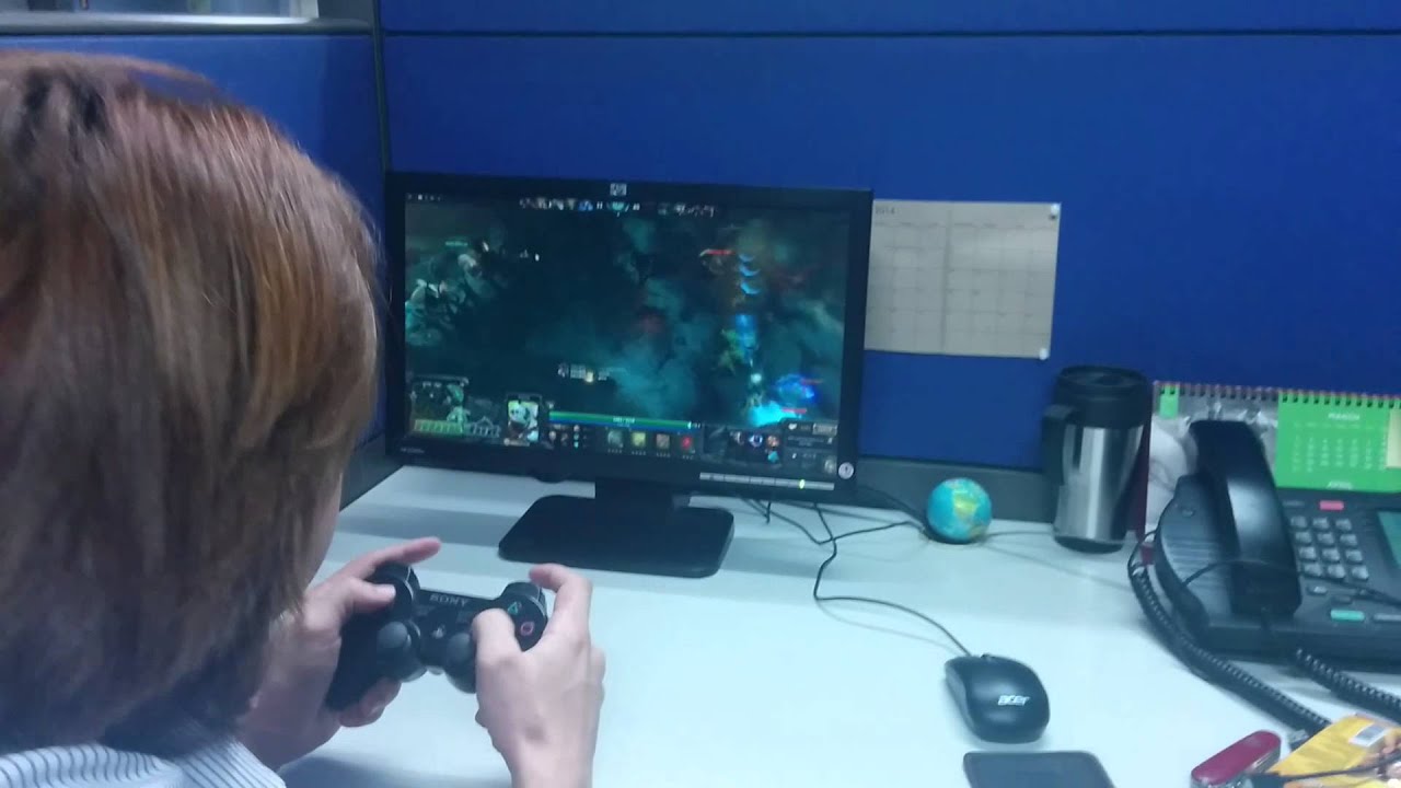 DOTA 2 on PS3 - YouTube