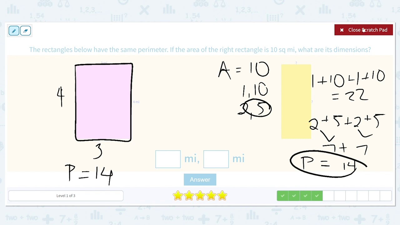 4.17 Relationship Between Area and Perimeter - YouTube