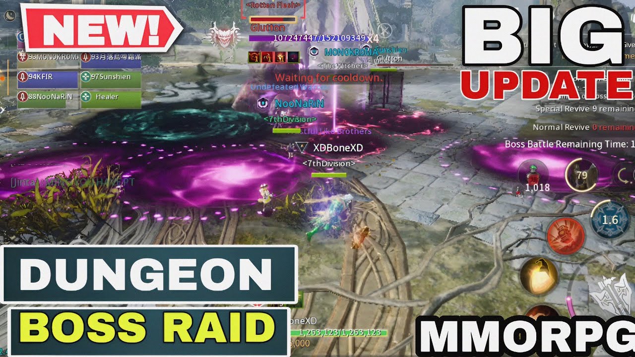 Traha Global New Dungeon Boss Raid With teammate MMORPG FOR Android and iOS 2023 - YouTube