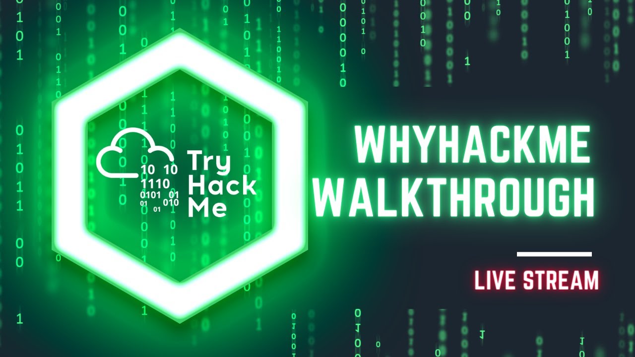 WhyHackMe Walk through (Live Stream) - YouTube