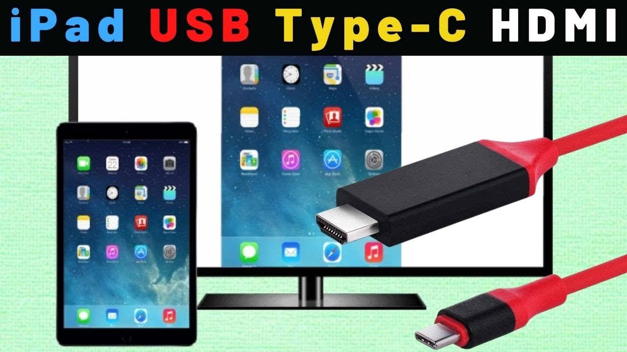 iPad için USB Type-C HDMI Adaptör Kullanımı - YouTube