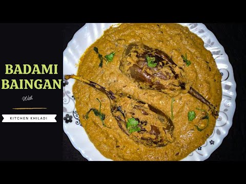 Badami baingan recipe - #brinjalrecipe - kitchen khiladi - YouTube