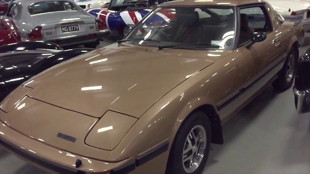 Mazda RX7 1983. All in Gold. - YouTube