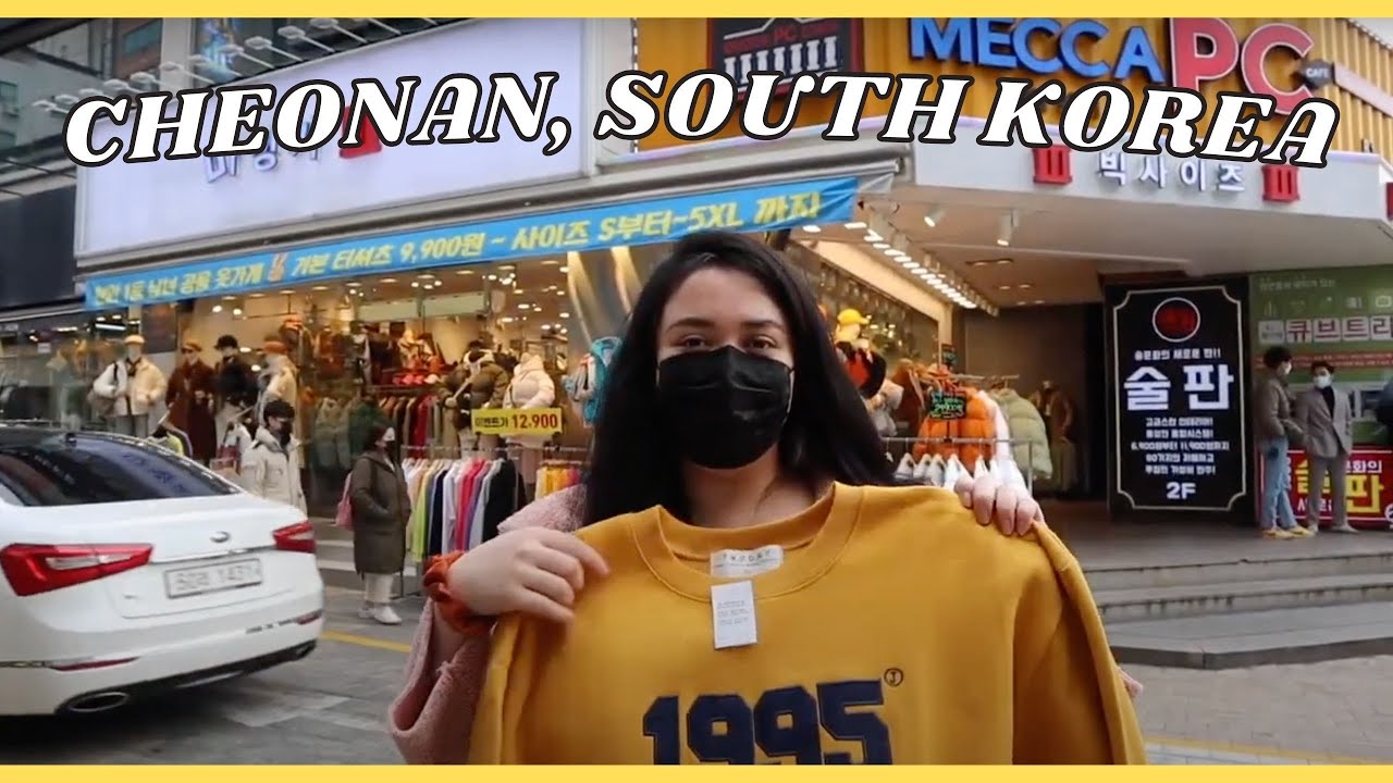 Shopping in Cheonan - South Korea 🇰🇷 - YouTube