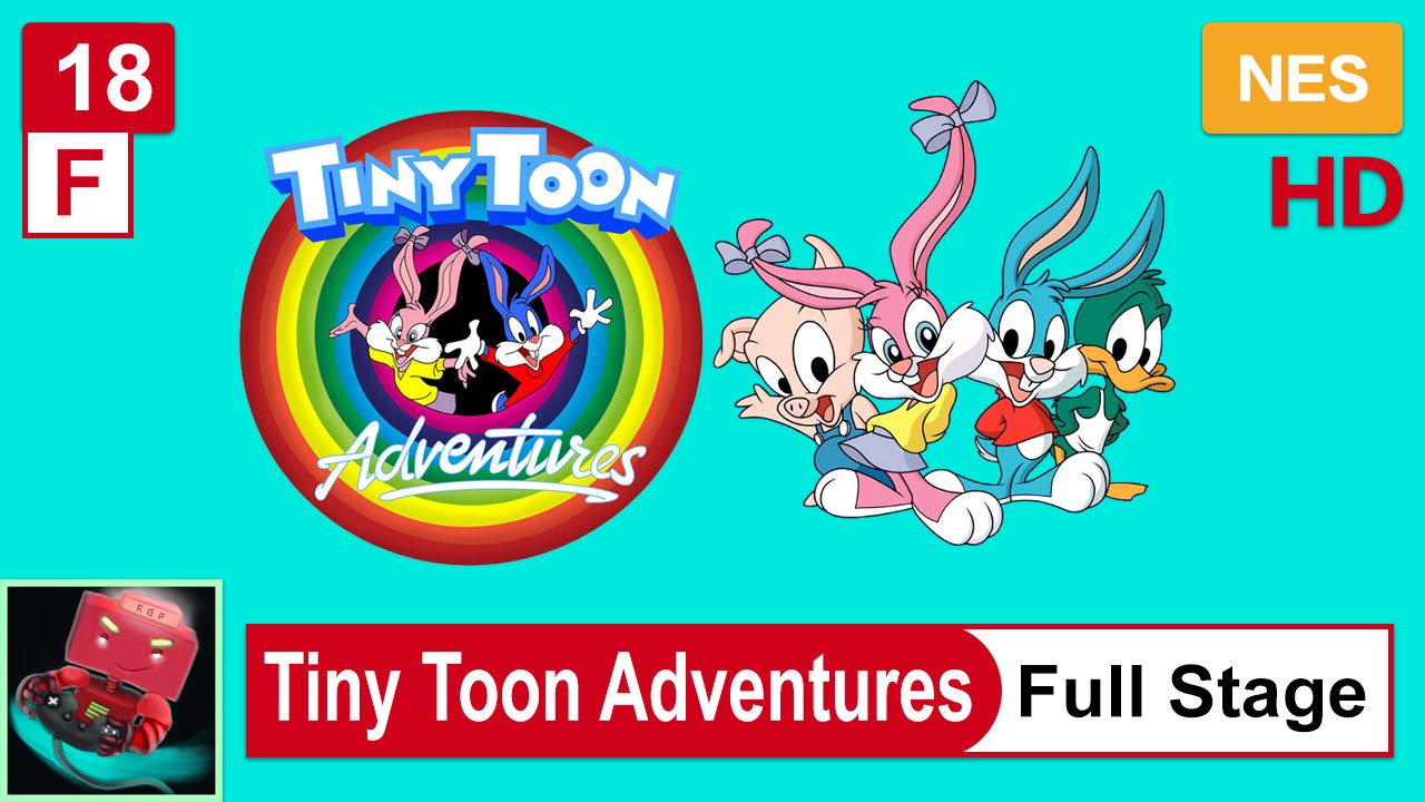 [Tiny Toon Adventures] (NES) - Full Stage, 1080p Full HD - YouTube