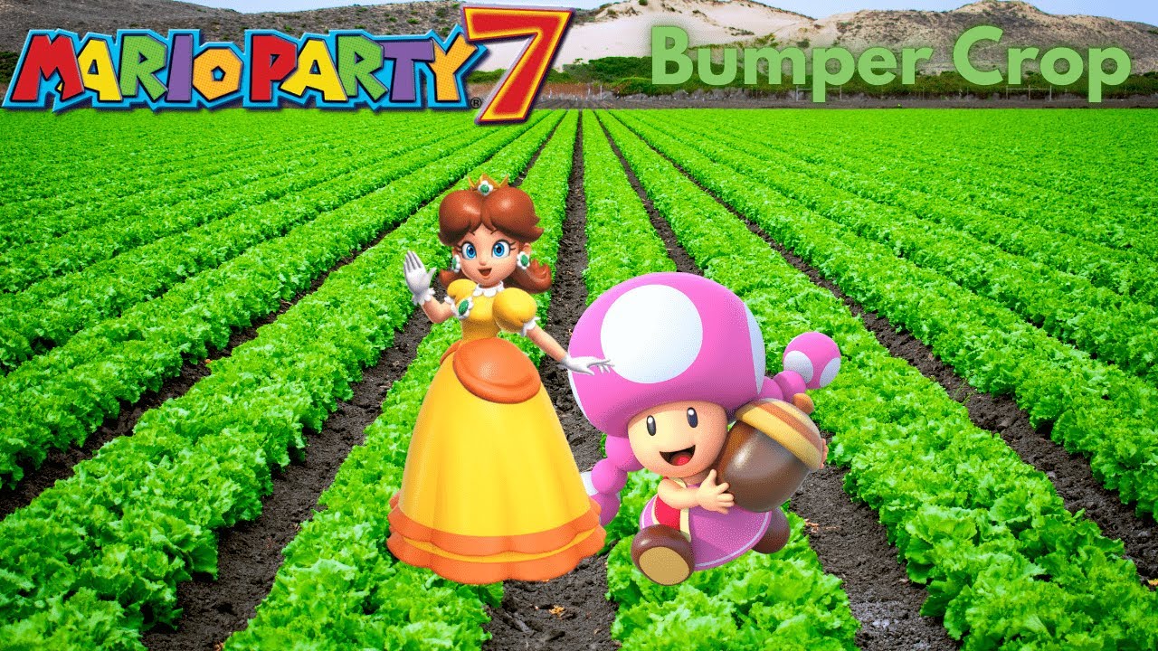 Mario Party 7 - Daisy & Toadette in Bumper Crop - YouTube