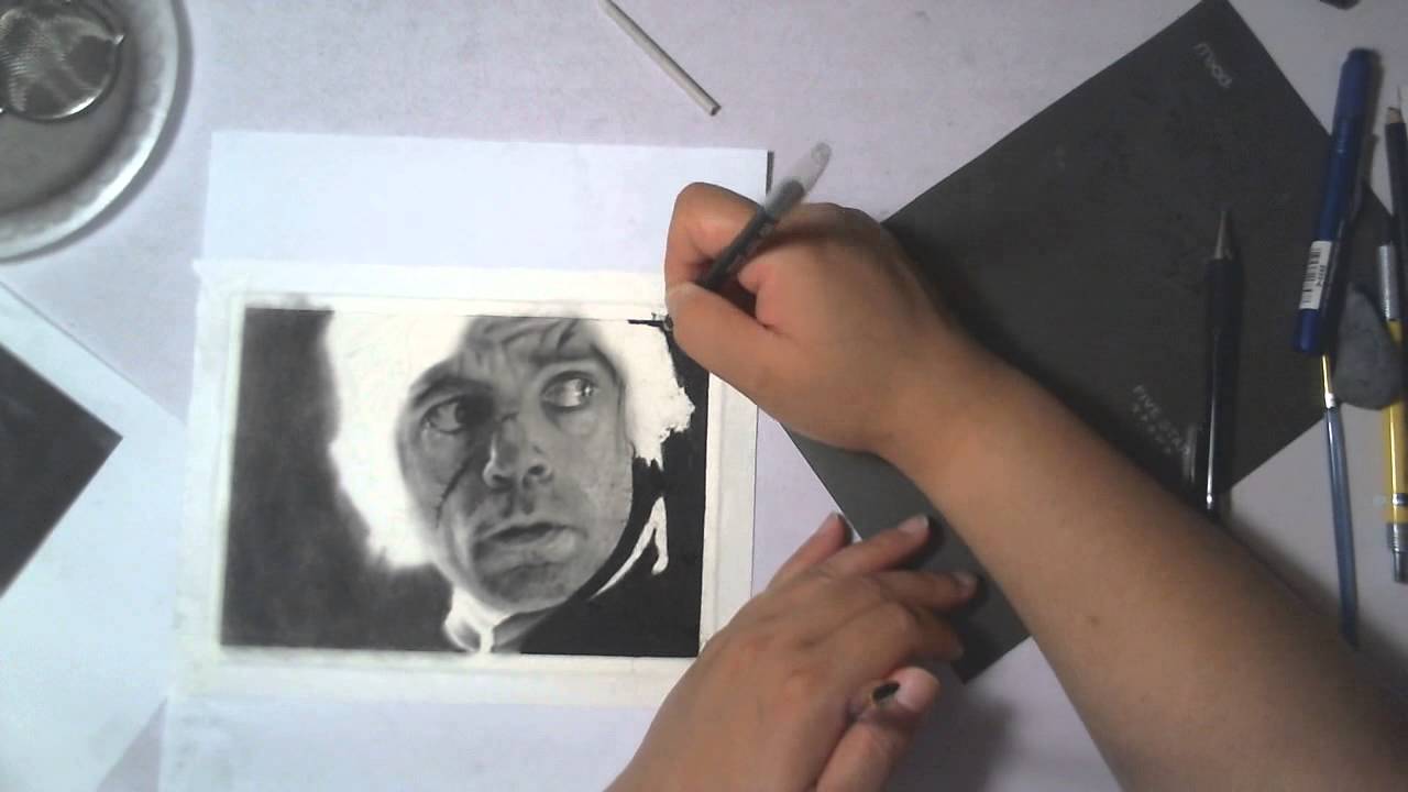 Drawing - Casting A Large Shadow WIP 2.d - YouTube