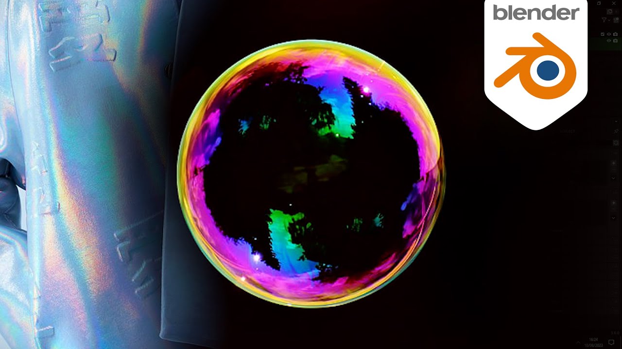 Blender Iridescent Material - YouTube