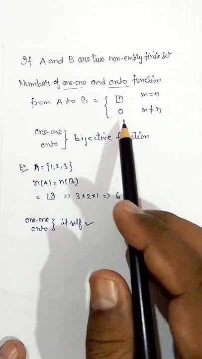 How can you find out total number of Bijective function - YouTube