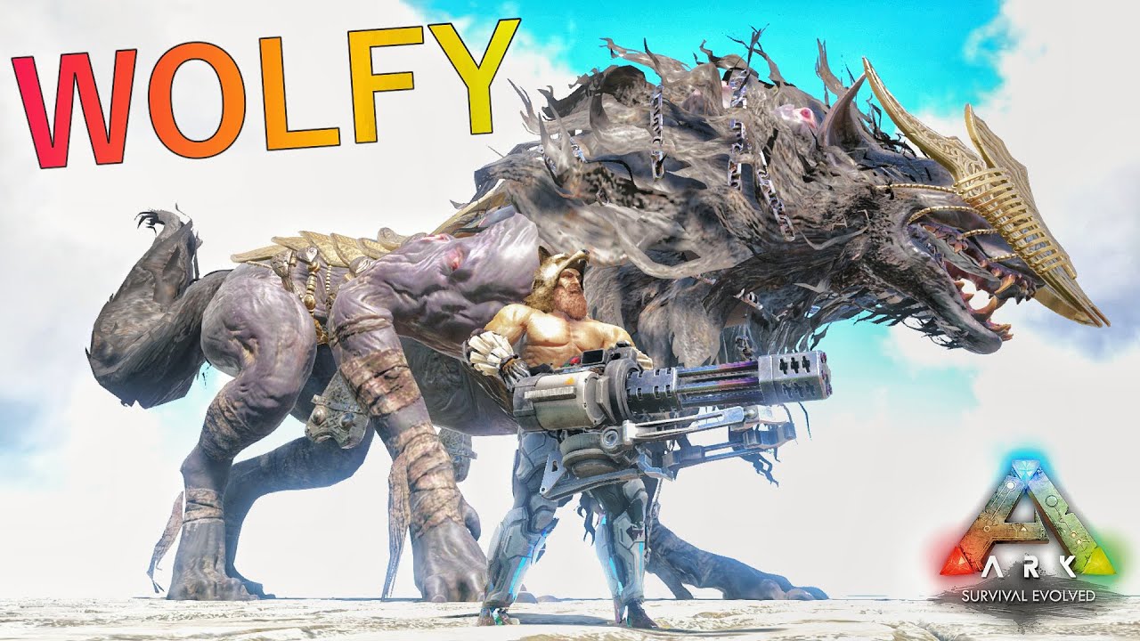 Taming Most Powerful Wolf In ARK Dark Wolf 🔥🔥🔥 : ARK Dragon Hunter ...