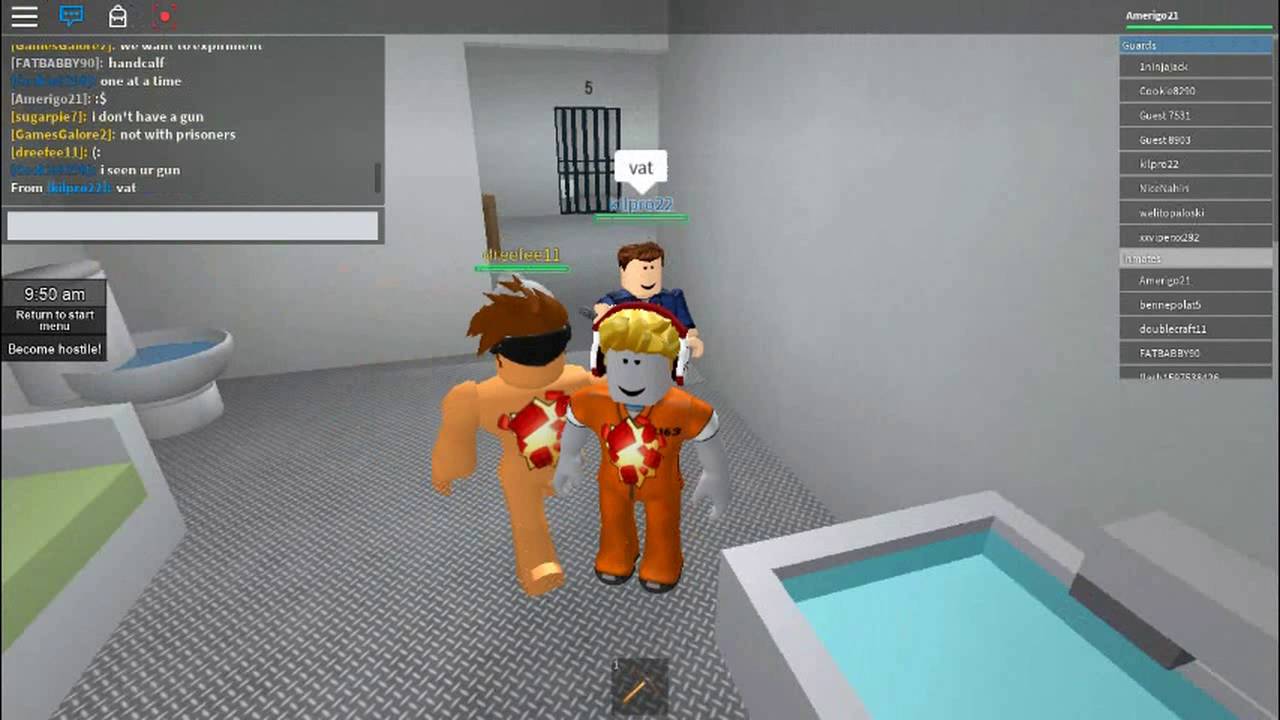 RobloX! Prison Life, how to escape? - YouTube