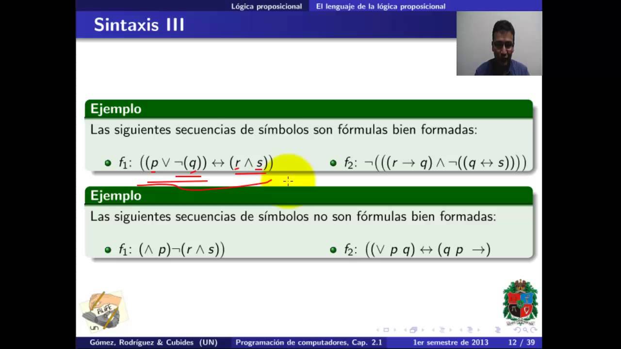 4.Sintaxis de la logica - YouTube