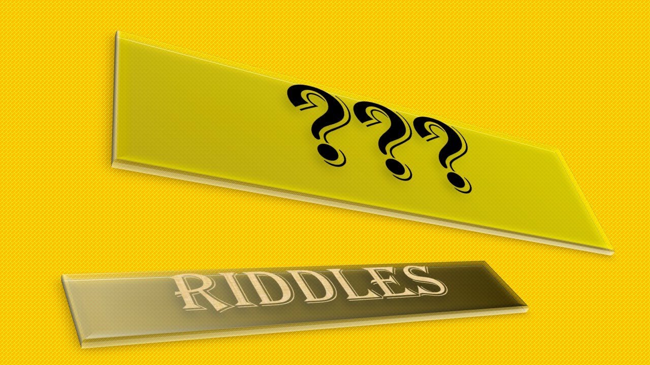 20 Fun Riddles To Solve In Your Spare Time YouTube 20 Fun Riddles To Solve In Your Spare Time YouTube