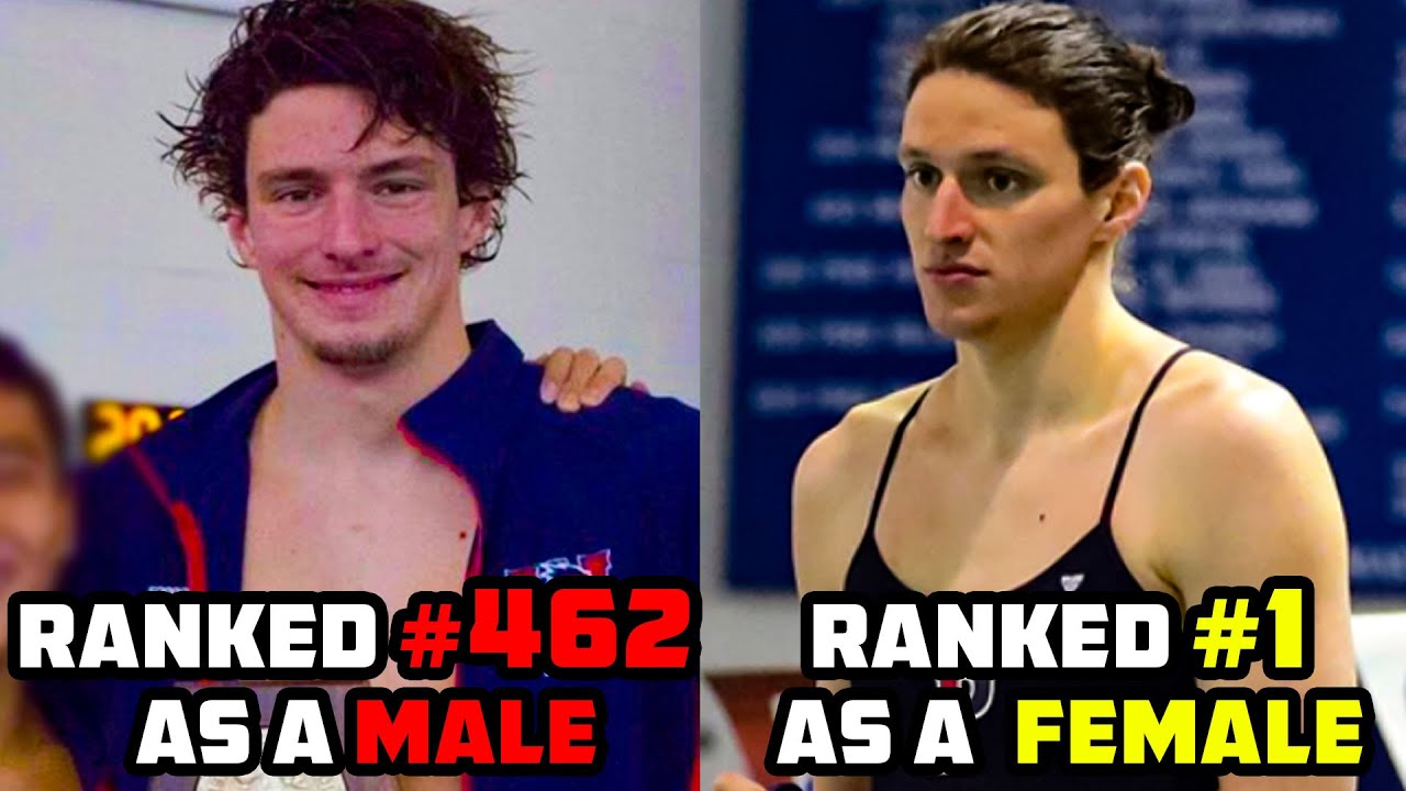 Trans Swimmer (ranked #462 male, #1 female) SMASHES Records & Wins NCAA ...