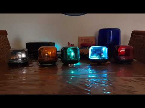 My collection from Federal signal firebeam clear, Amber, green, blue ...