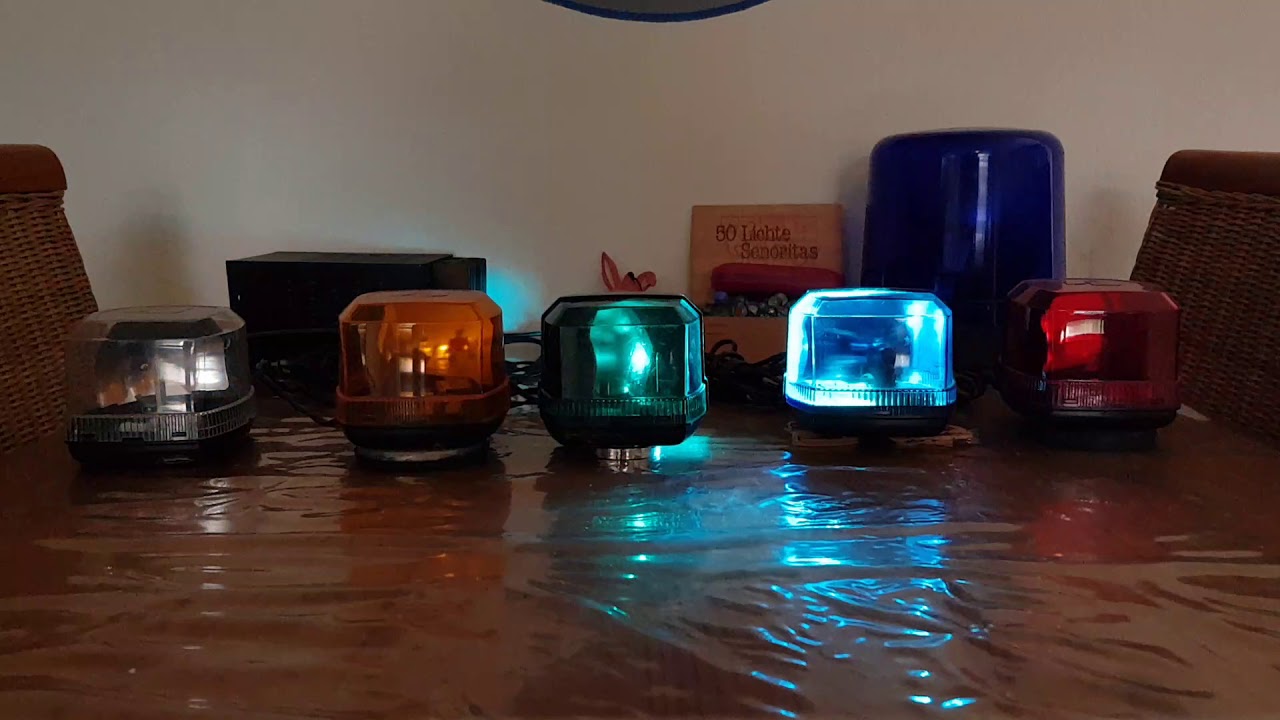 My collection from Federal signal firebeam clear, Amber, green, blue ...