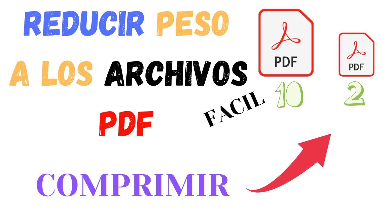 como comprimir un archivo pdf(2025)como reducir el tamaño de un archivo ...