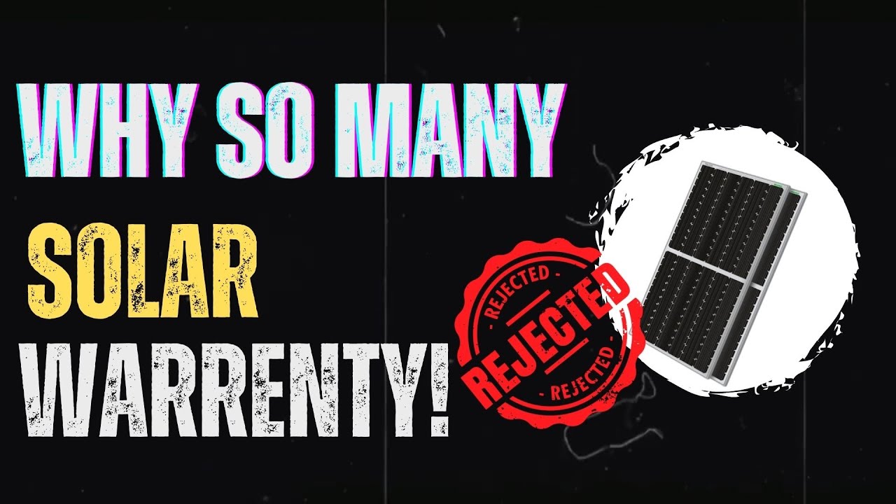 Your Solar Panel Warranty may be Rejected .Watch before you Buy #solar ...