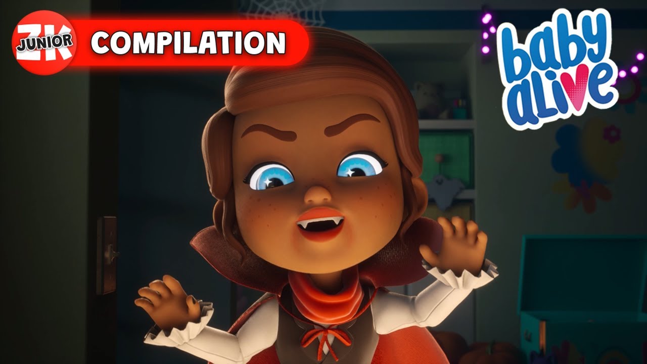 TRICK OR TREAT! | Baby Alive | Episode Compilation | ZeeKay Junior ...