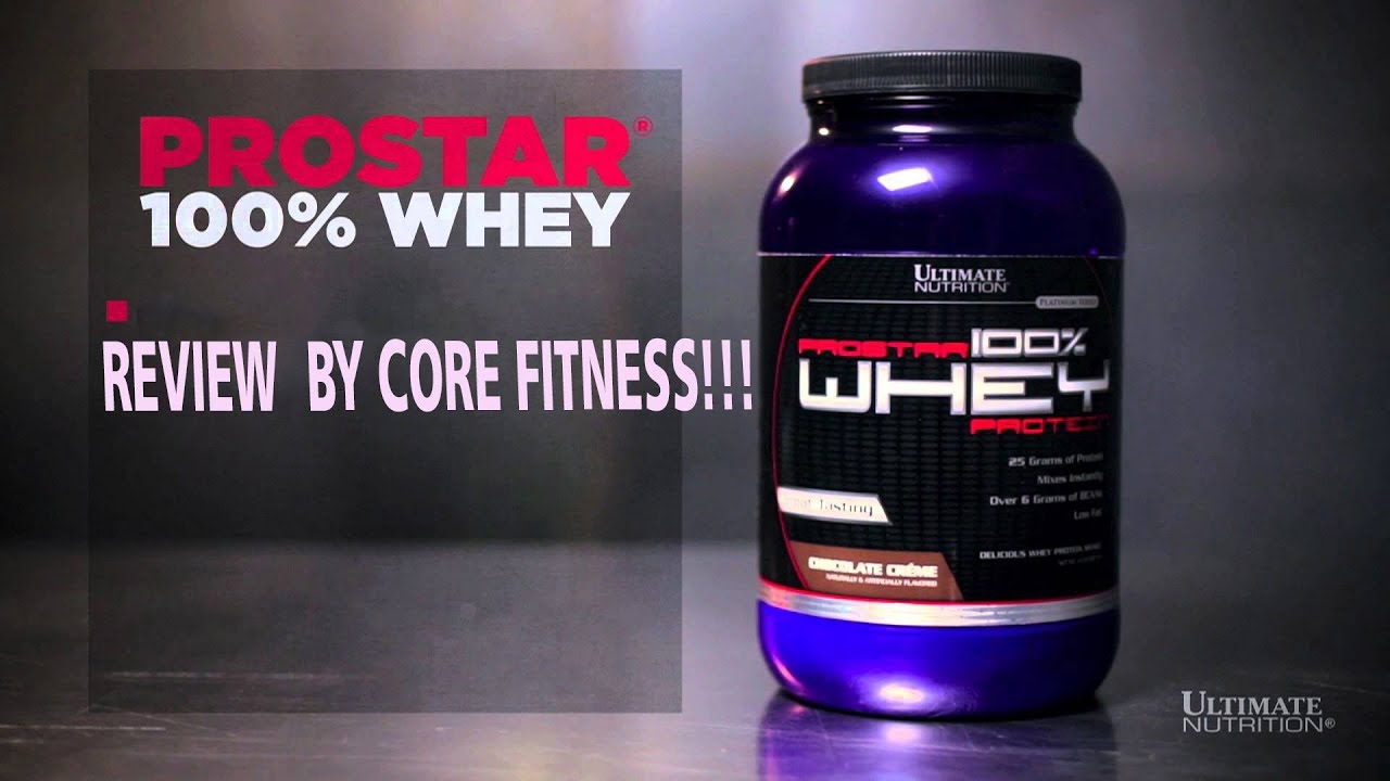 Ultimate Nutrition PROSTAR Whey Protein Review by Core fitness - YouTube