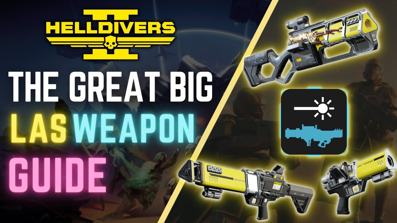 A Detailed Guide for ALL Things LASER! | Helldiver's Handbook | Helldivers 2 - YouTube