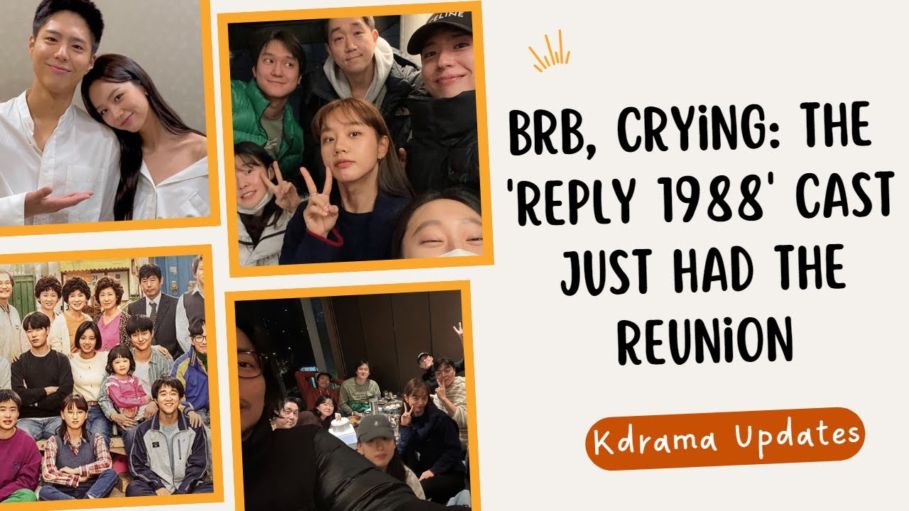 The 'Reply 1988' Cast Just Had The Reunion We've Been Waiting For ...